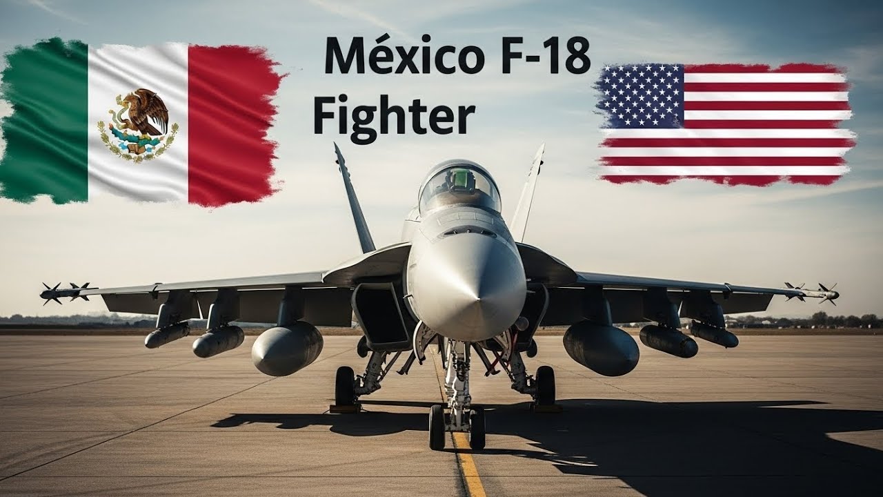 Finalmente Revelado: F-18 Hornet de la Fuerza Aérea Mexicana - YouTube
