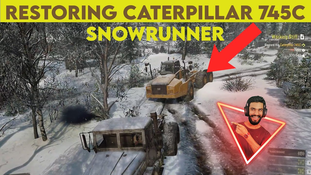 Bringing Life Back: Guide to Restoring Caterpillar 745C in Snowrunner ...