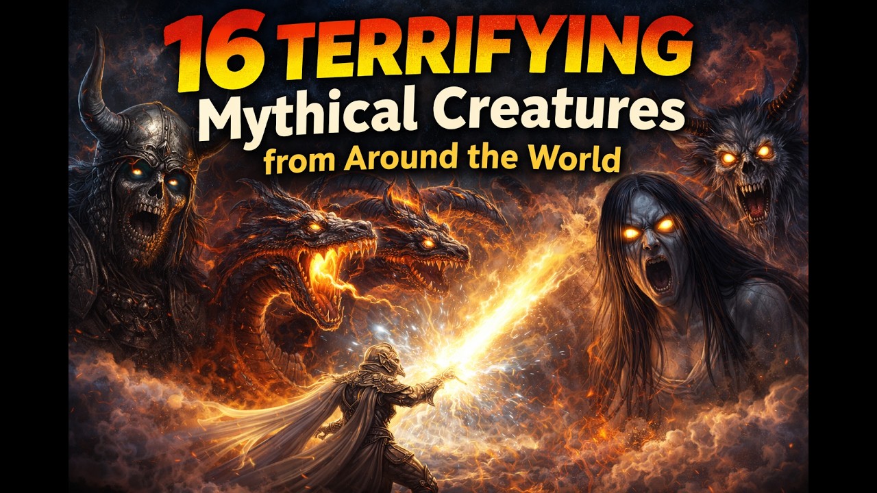 16 Terrifying Mythical Creatures from Around the World - YouTube