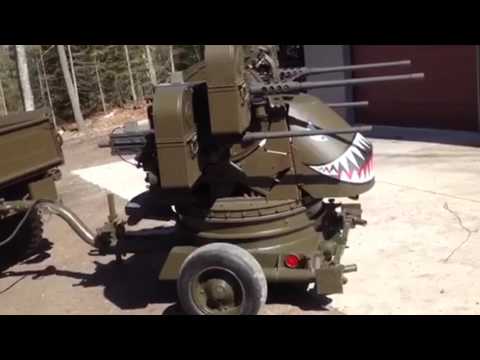 FOR SALE - 1941 Dodge / 1943 Quad 50 cal. - YouTube