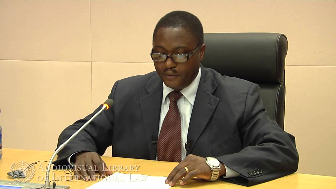 Aderlardus Kilangi on the African Union Commission on International Law ...