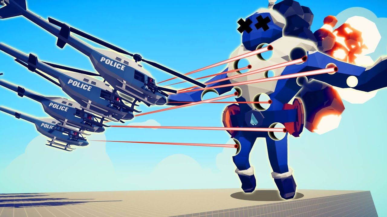 HELICOPTER DEFEAT EVERY BOSS FACTION | TABS - Totally Accurate Battle ...