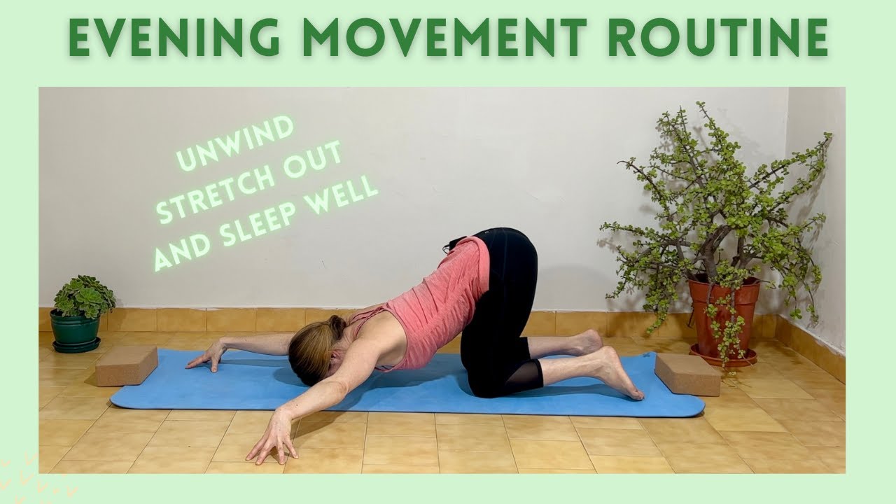 Relaxing Evening Movement Routine - YouTube