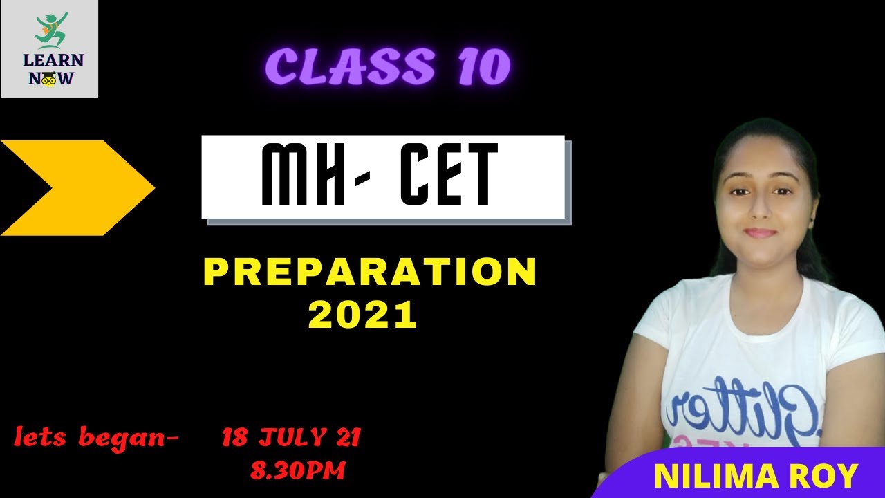 MH - CET Exam 2021 | CET Series | Nilima Roy - YouTube