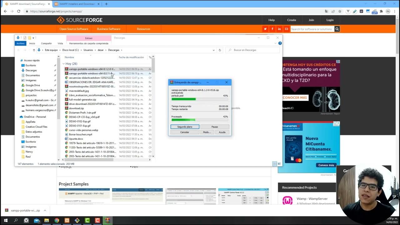 Actualizar PHP 7 a PHP 8 en XAMPP - YouTube