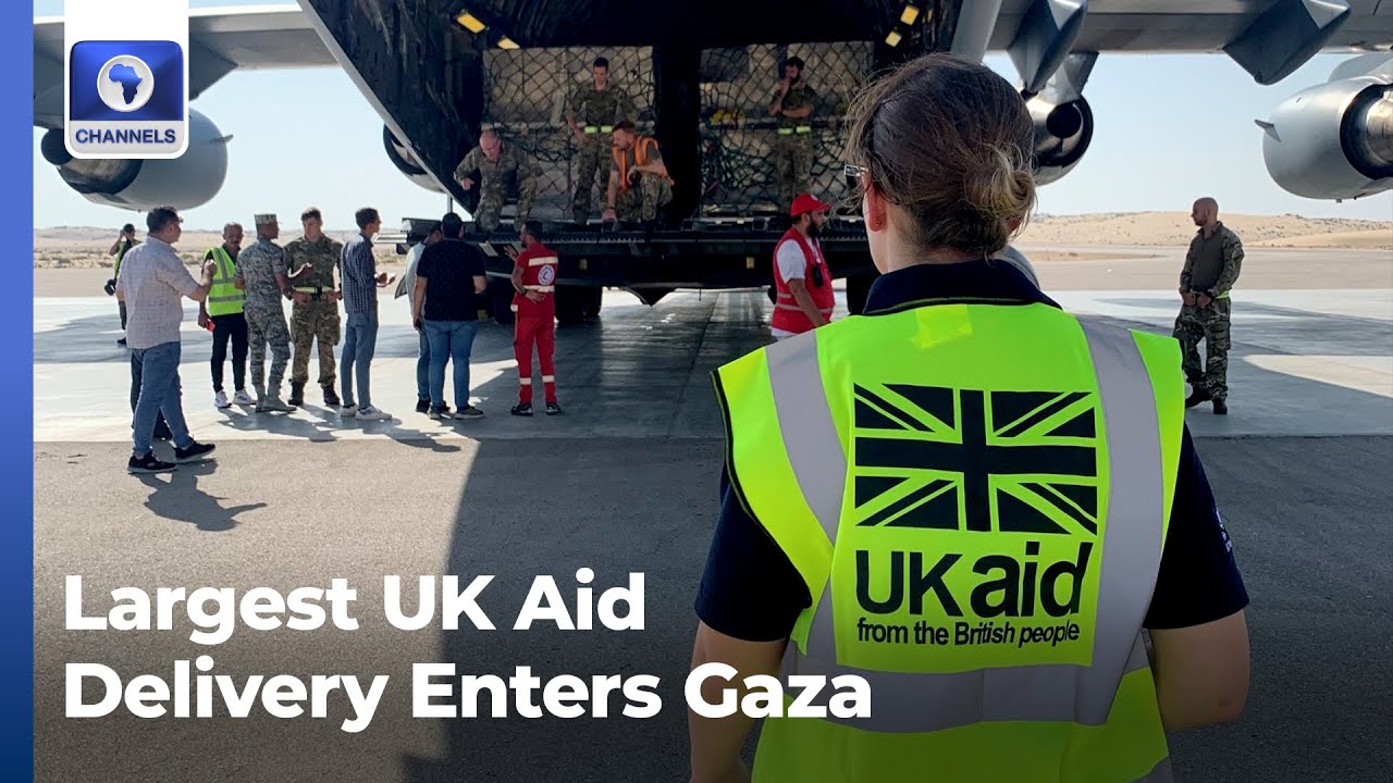 ‘Largest Aid Delivery Enters Gaza’ - UK +More | Israel-Hamas War - YouTube