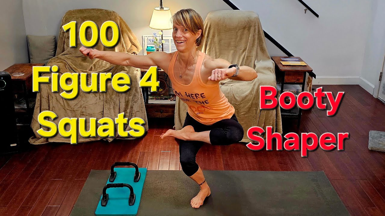 100 Figure 4 Squats to a PERFECT Booty Shape! - YouTube