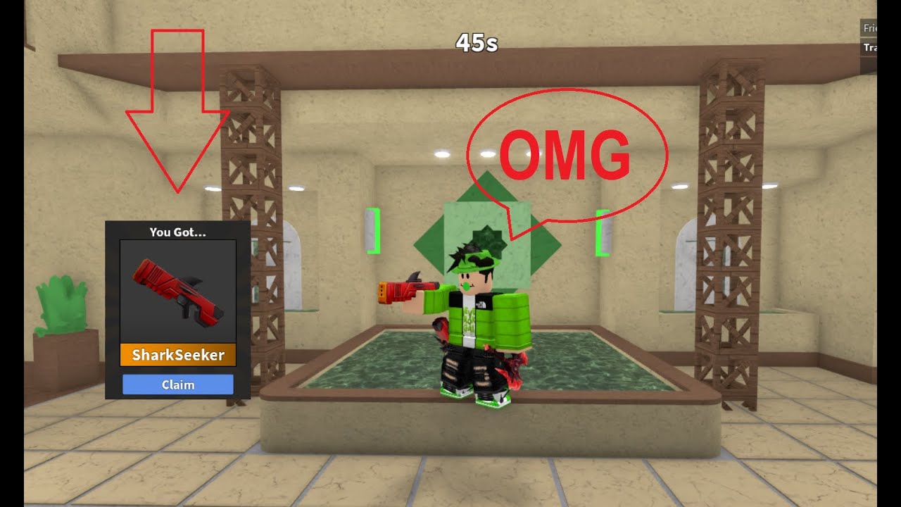 Claiming My MM2 Shark Seeker Gun (Roblox X Nerf Collaboration) - YouTube