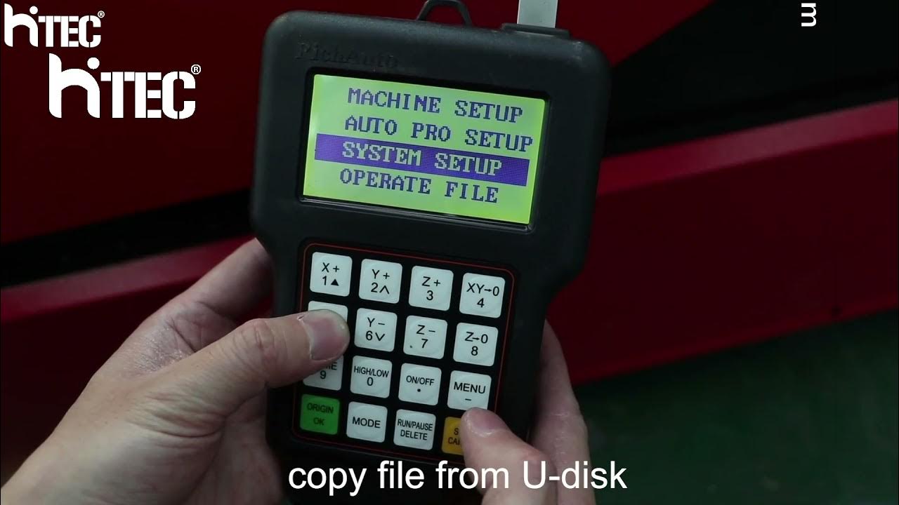 How to operate cnc router with DSP Richauto A11 controller for wood processing - YouTube