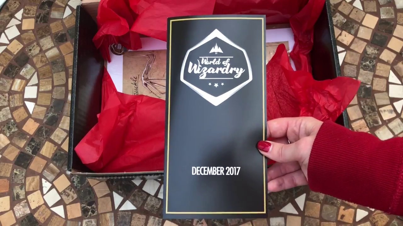 Harry Potter Subscription Box by Geek Gear December 2017 - YouTube