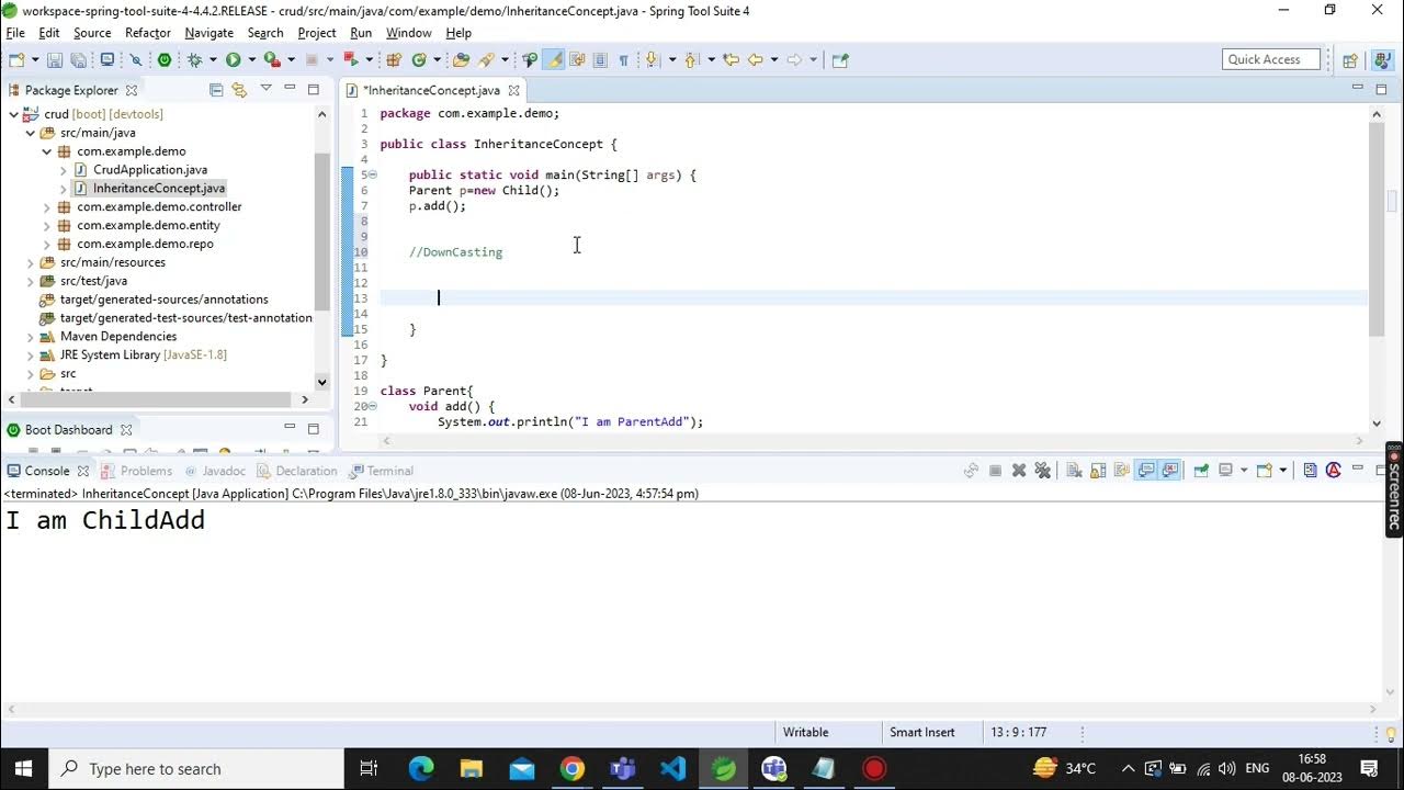 DownCasting & upCasting in Java - YouTube