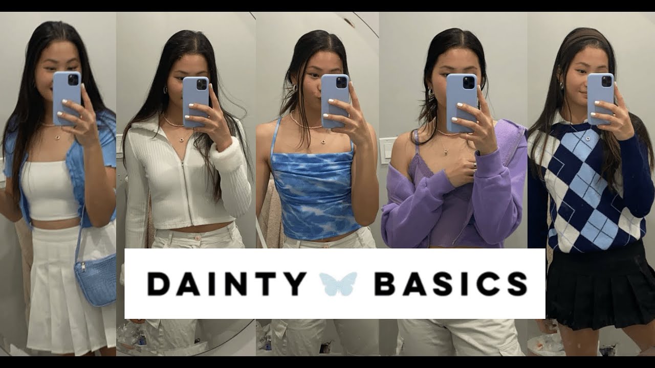 Sally Shops For Me From Dainty Basics TRY ON HAUL - YouTube