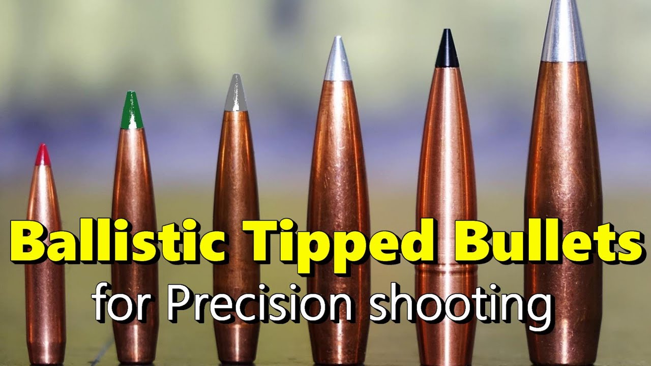 Ballistic Tipped Bullets for Precision shooting - YouTube