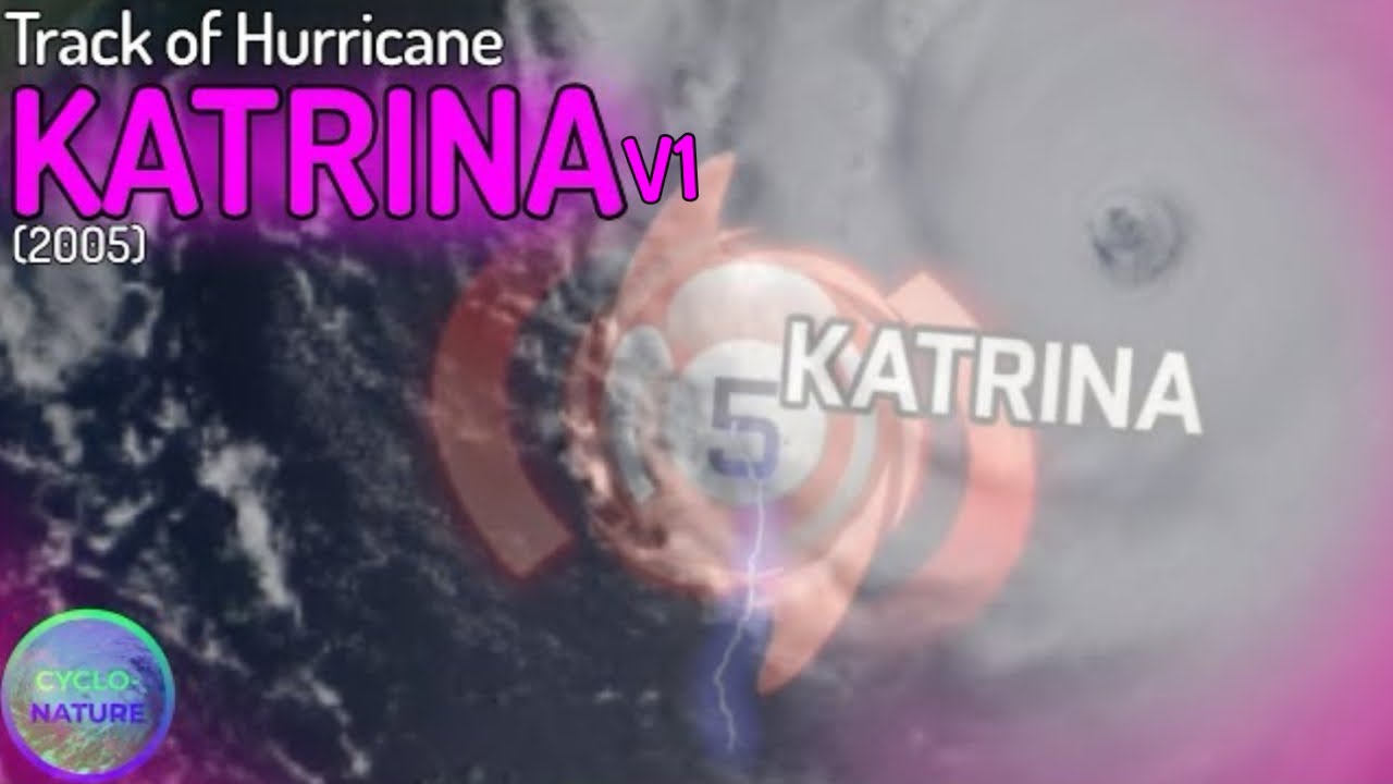 Track of Hurricane Katrina (2005) V1 - YouTube