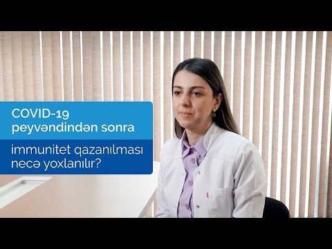 #ArtıqGüvəndəsiniz COVID 19 peyvənd olunduqdan sonra əmin olmaq üçün analizi vermək lazımdırmı?