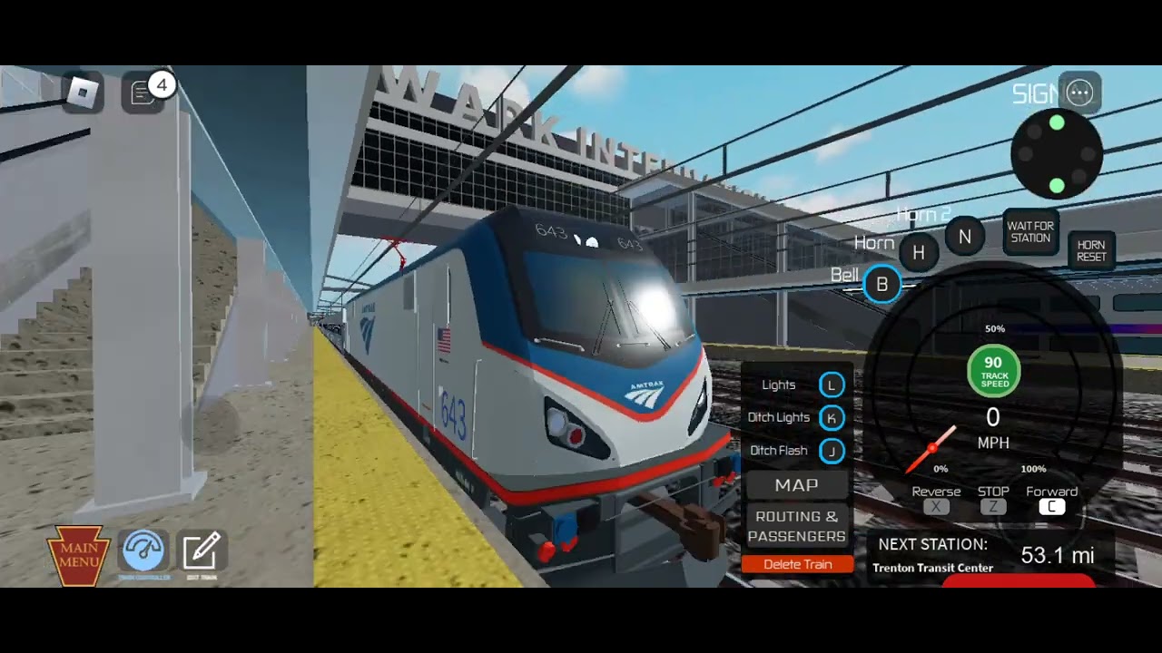 amtrak ACS64 #643 and #601 on the keystone train EARPHONES WARNING ⚠️ SUPER LOUD HORN - YouTube