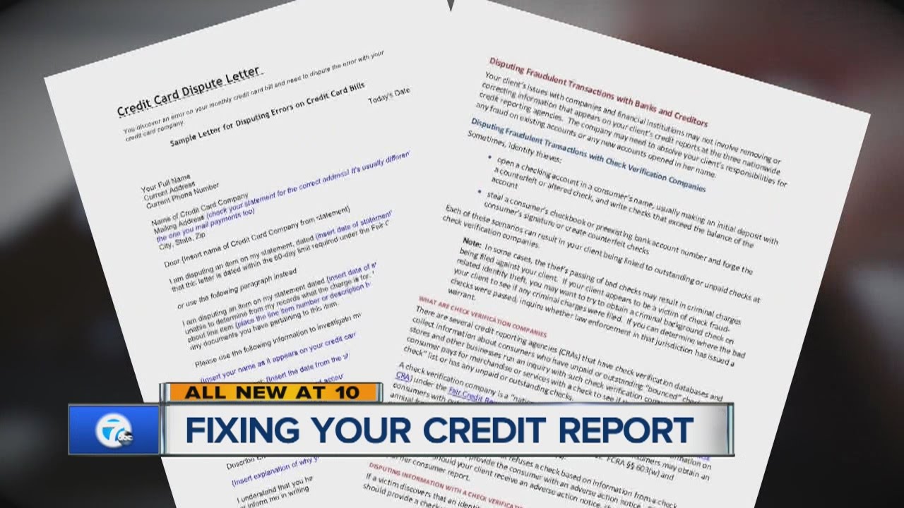 Repairing your credit report - YouTube