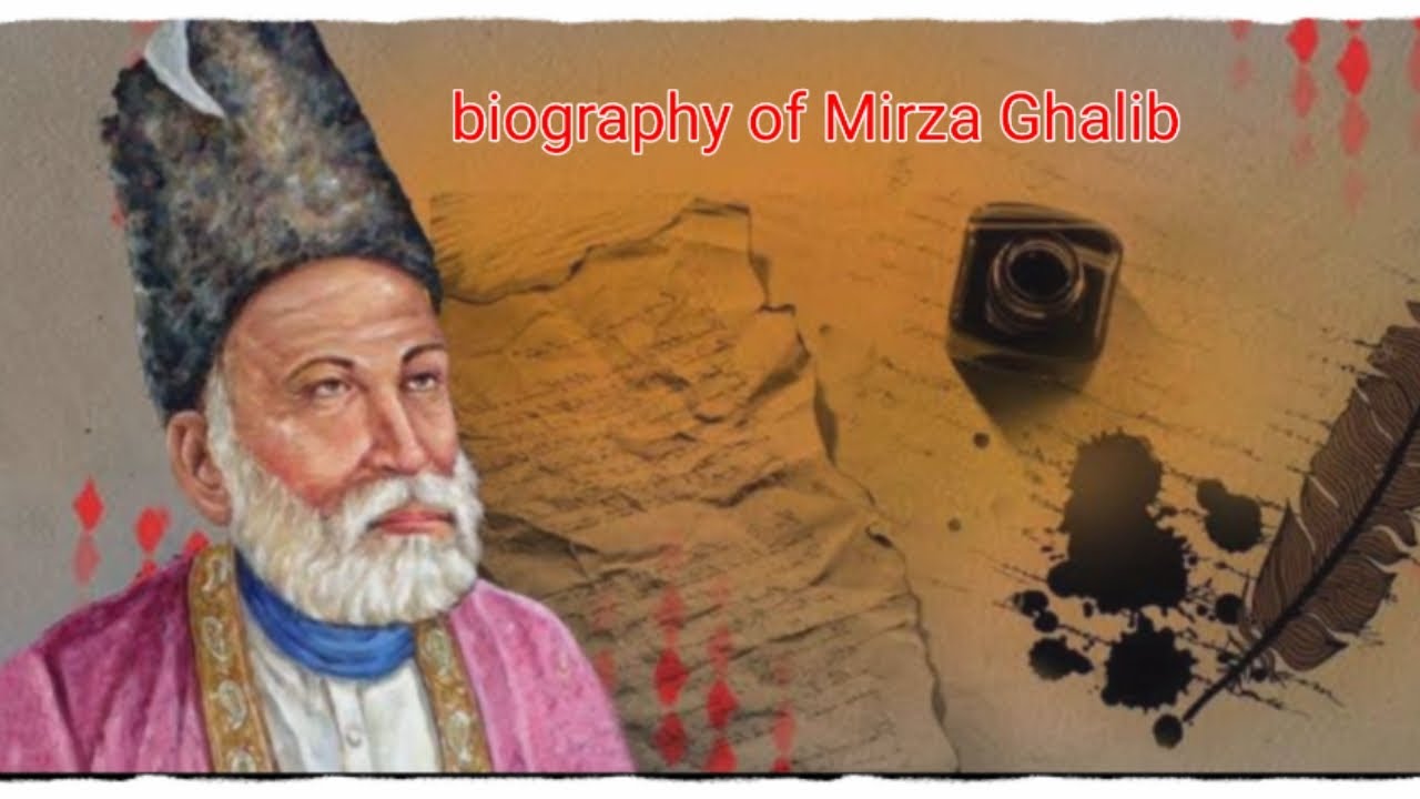 biography of Mirza Ghalib in hindi 🍂|life story of mirza ghalib# ...