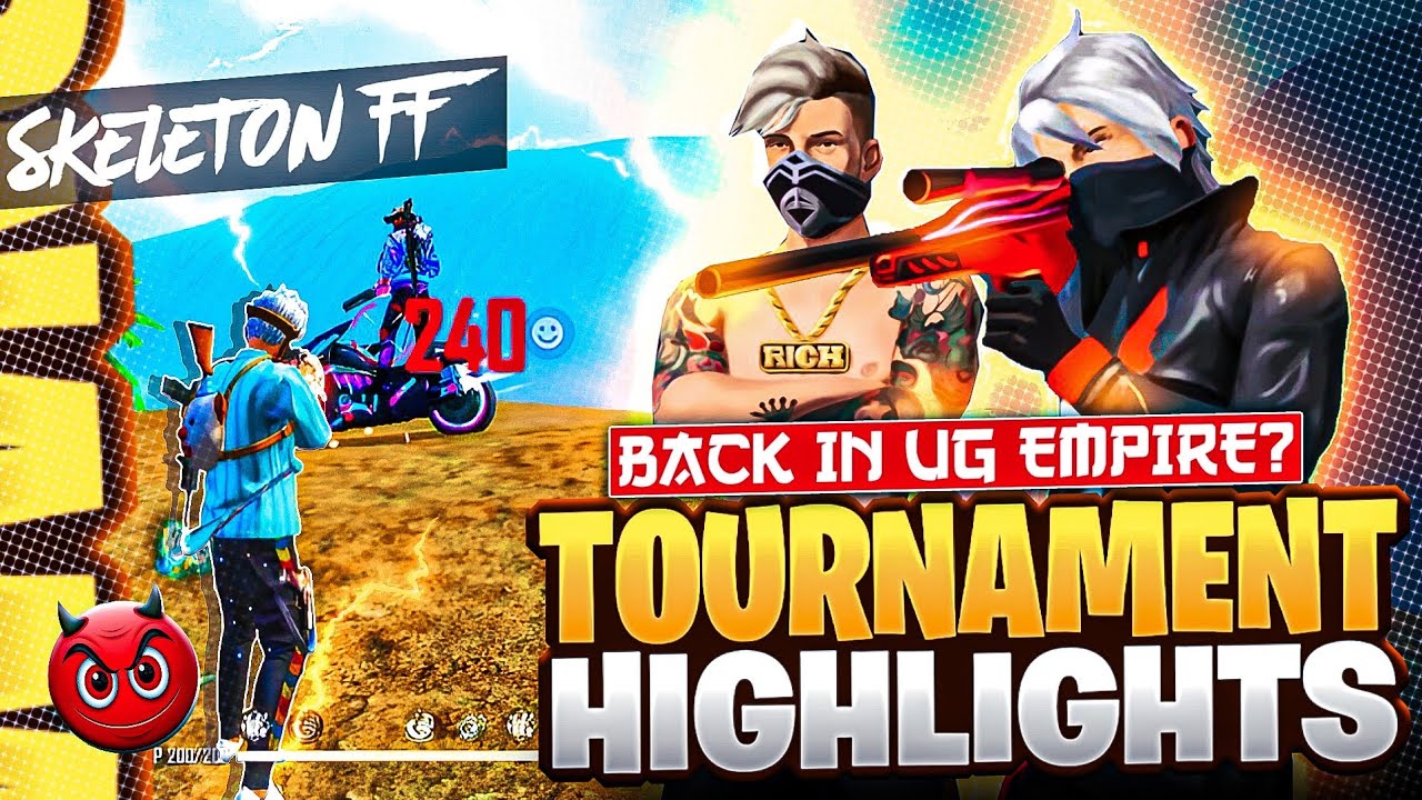 GRINDING HARDER 🔥 TOURNAMENT HIGHLIGHTS || SKELETON FF || #6 - YouTube