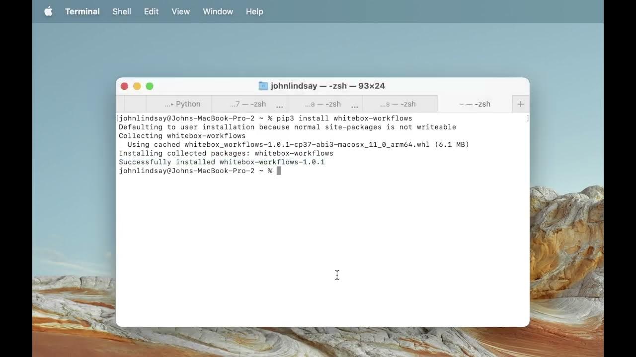 installing Whitebox Workflows for Python - YouTube