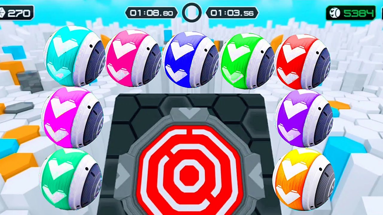 GYRO BALLS 🌈 All levels Gameplay Android iOS 💥 Nafxitrix Gaming Game ...