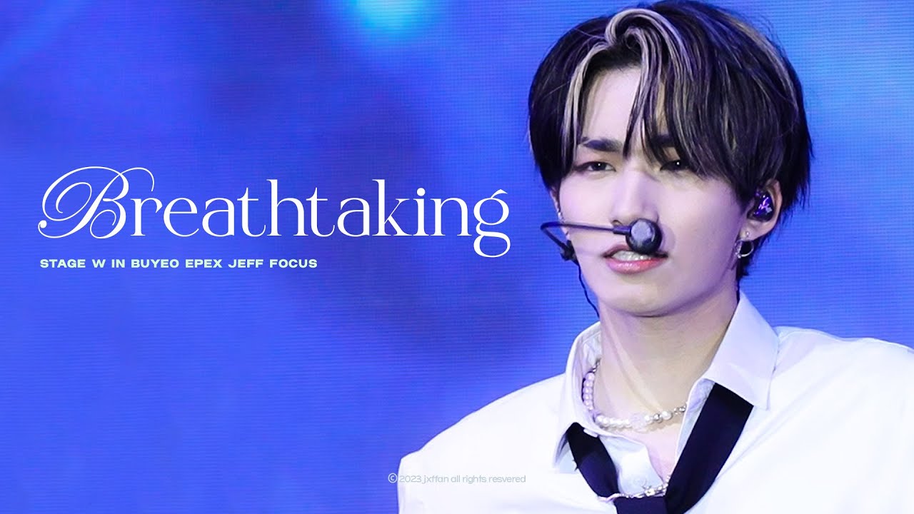 [4K] 230923 이펙스 제프 'Breathtaking' 직캠 EPEX JEFF focus @STAGE W in 부여 - YouTube