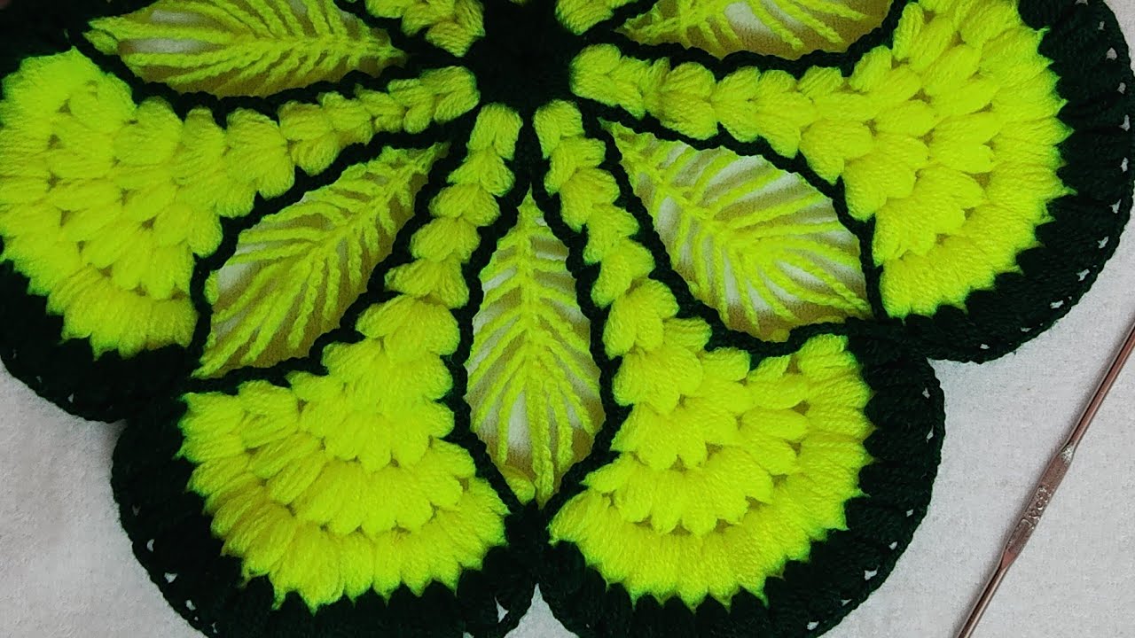 NEW THALPOSH WOOLEN CROCHET DESIGN - YouTube