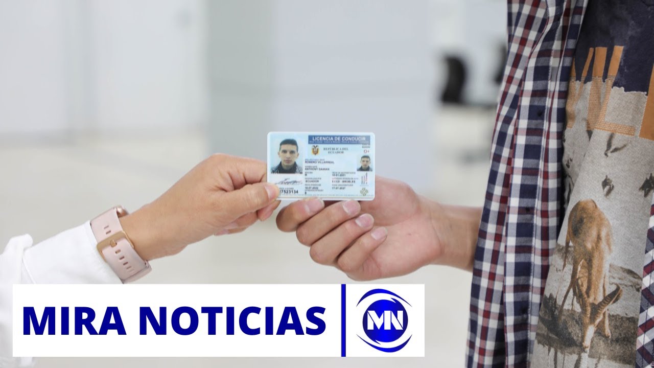 Conozca la nueva licencia de conducir que circula en Ecuador y cumple ...
