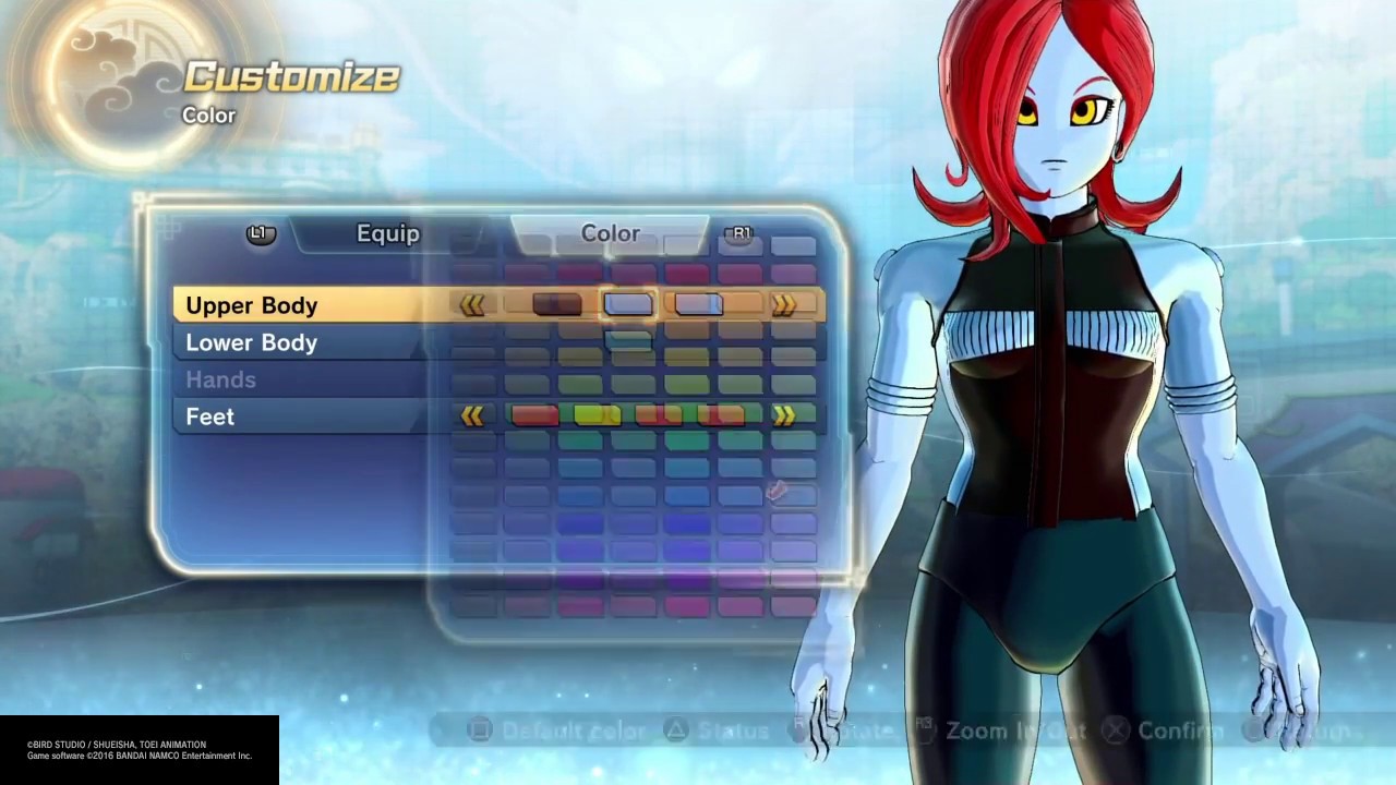 How to create Undyne from Undertale | Dragon Ball XenoVerse 2 - YouTube