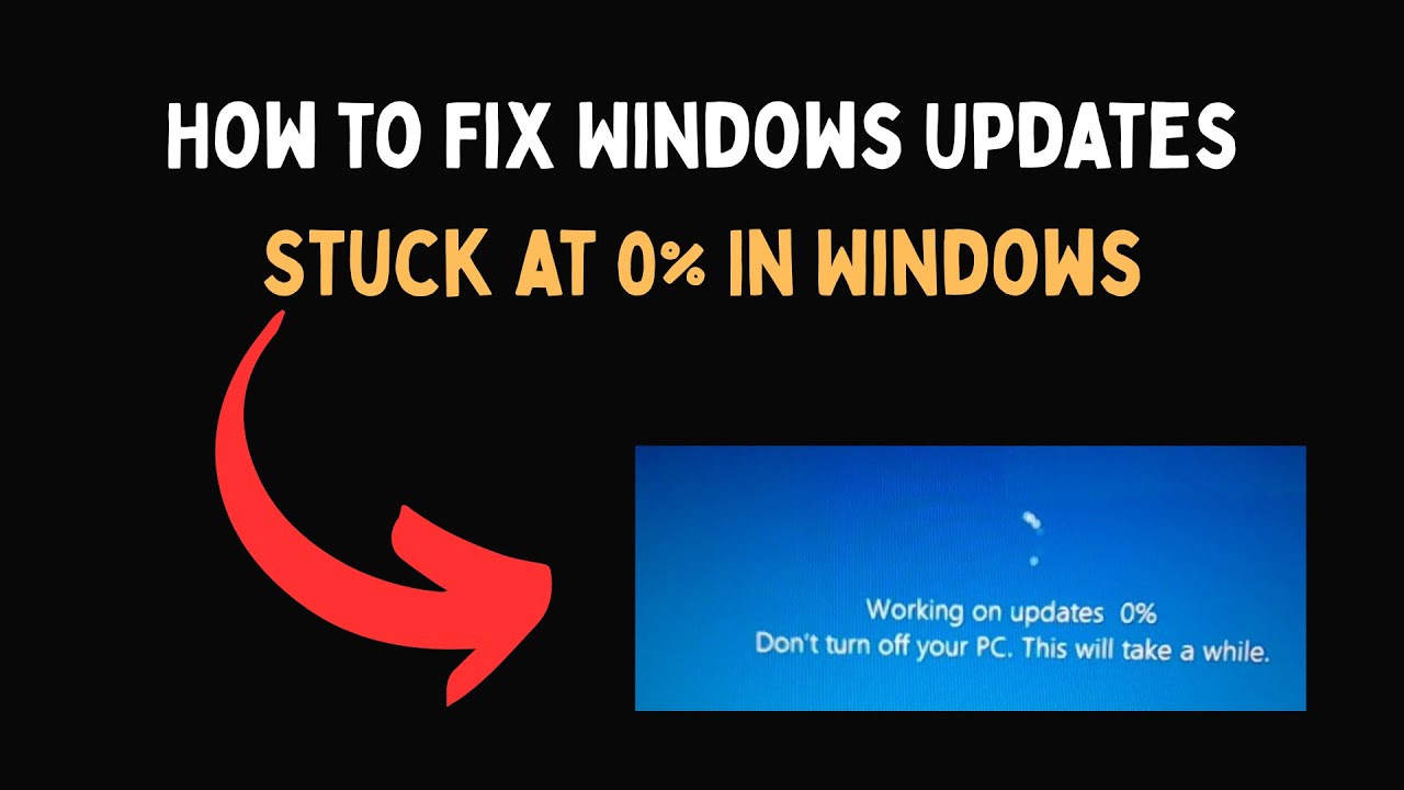 How to Fix Windows Updates Stuck at 0% In Windows - YouTube