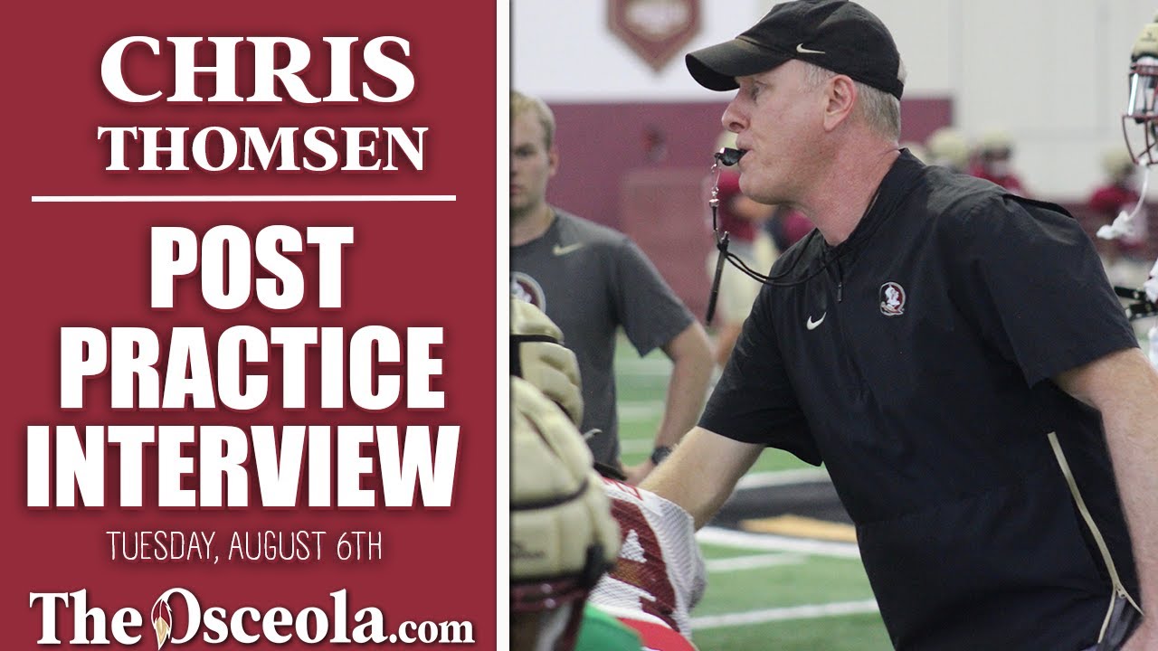 FSU football | TE coach Chris Thomsen on Kyle Morlock, Amaree Williams ...