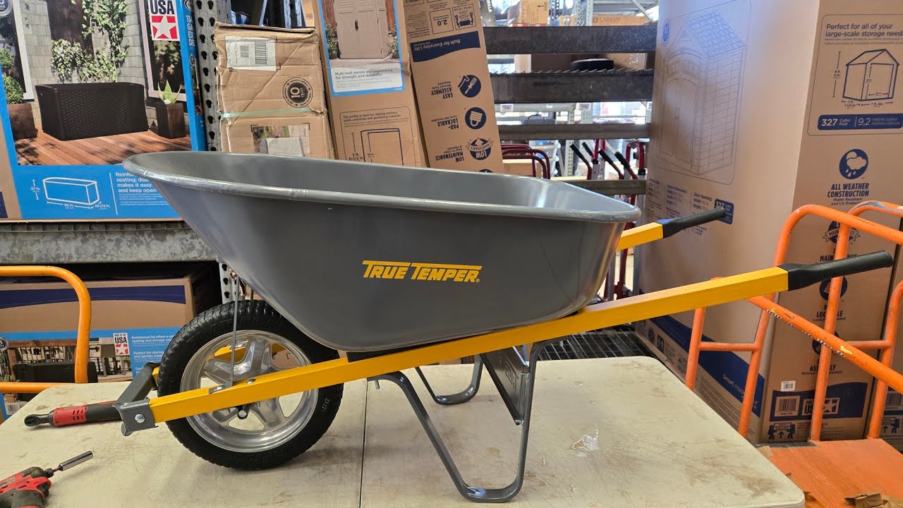 Wheelbarrow Assembly - True Temper - YouTube