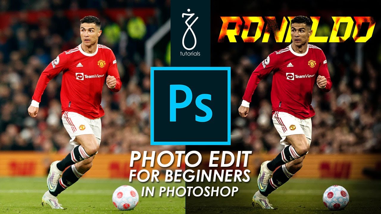 Photo Editing in Photoshop | Photo Edit Kayse Karen | Cristiano Ronaldo | Tutorials - YouTube