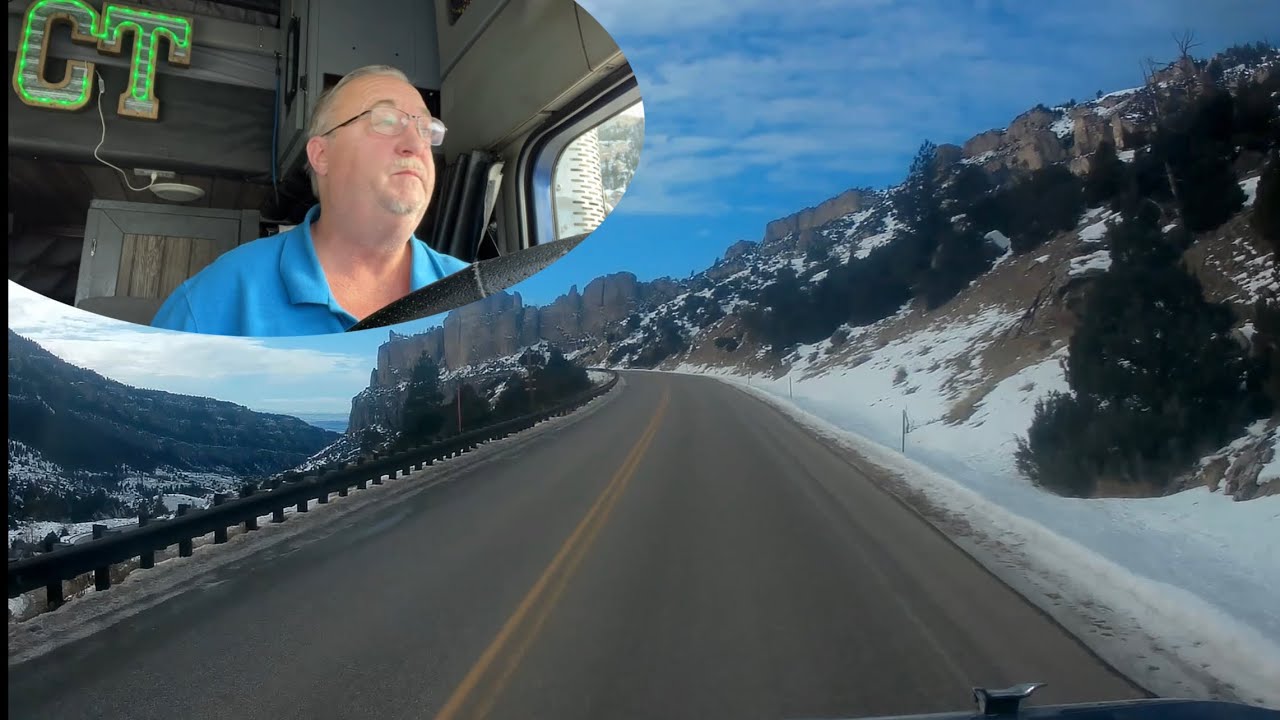 Cancelled load, mountain road video, closed roads, back in Salt Lake ...