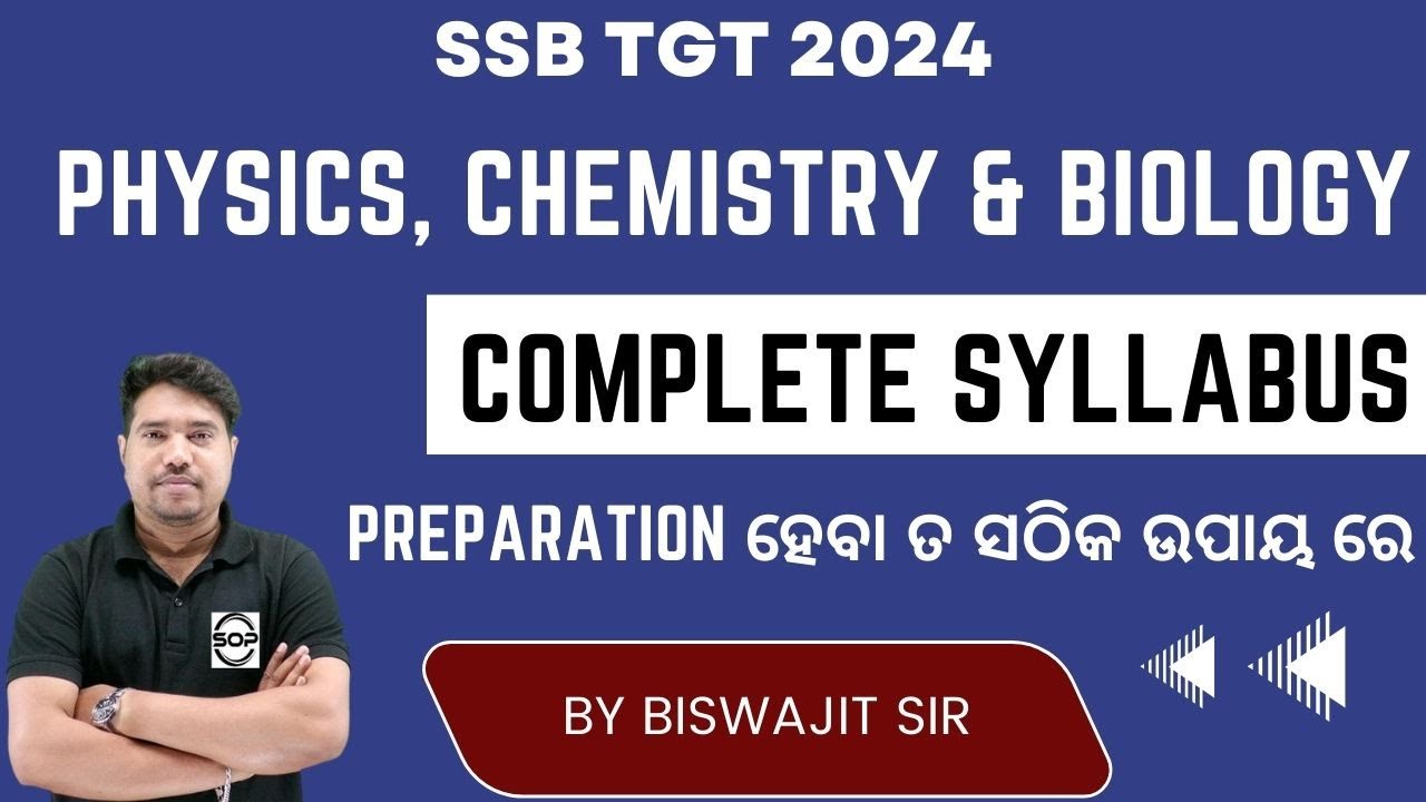 SSB TGT Recruitment 2024 II COMPLETE SYLLABUS II COMPLETE STRATEGY BY ...