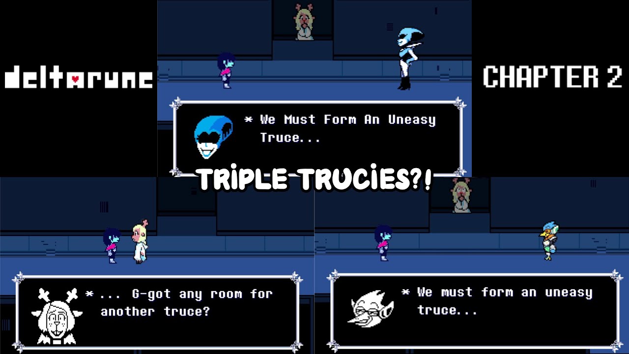 TRIPLE TRUCIES?! DeltaRune Chapter 2 - YouTube