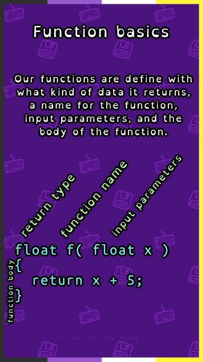 Function basics in C++ #cplusplus #cpp #programming #functions - YouTube