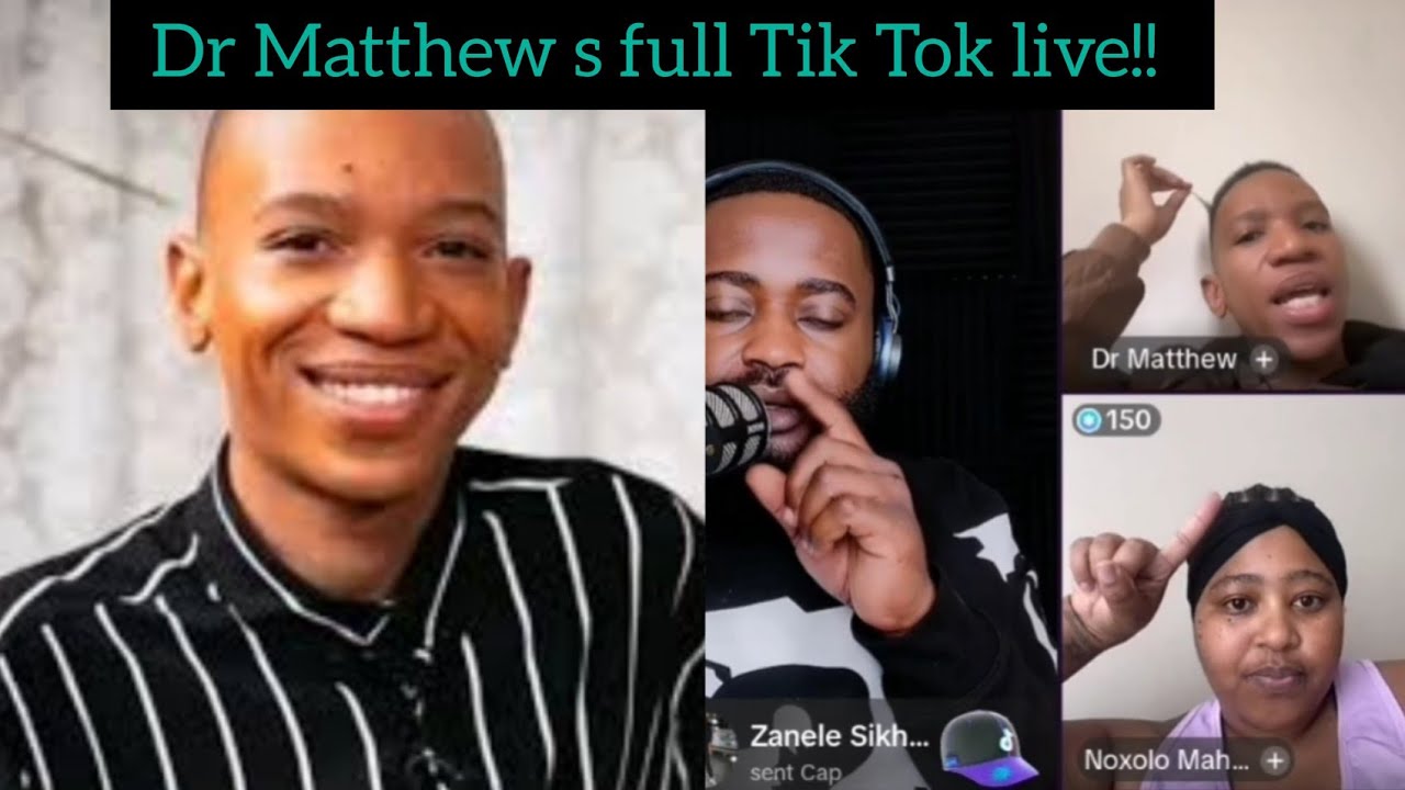 Video:Dr Matthew answering questions on Tik Tok live about his fake ...