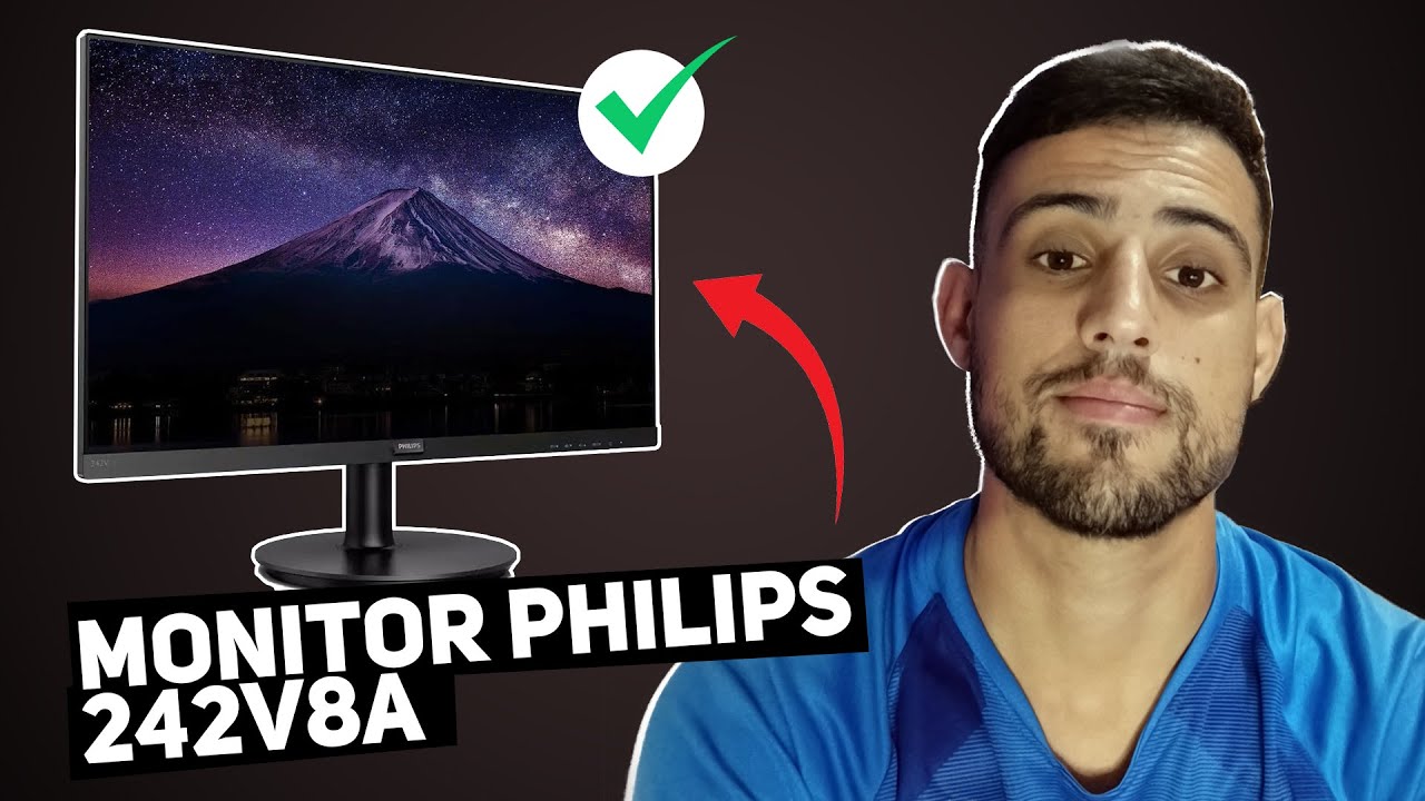 MONITOR PHILIPS 242V8A 23,8" é um bom monitor? Review Sincero! - YouTube