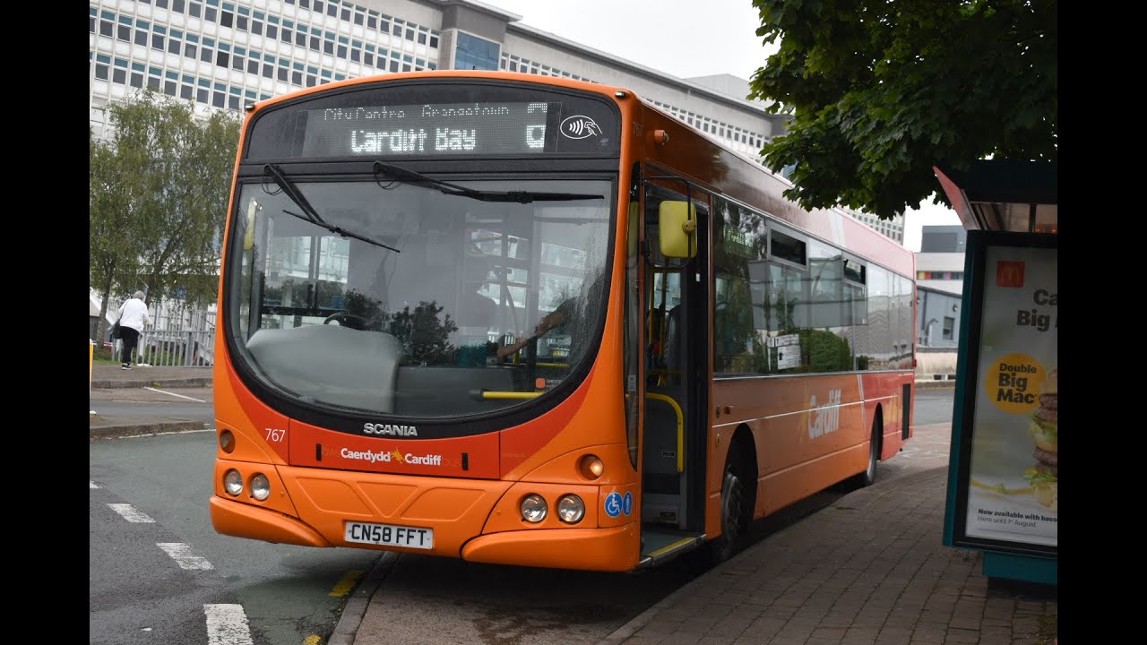 Cardiff Bus Solar 767 | Route 8 - YouTube