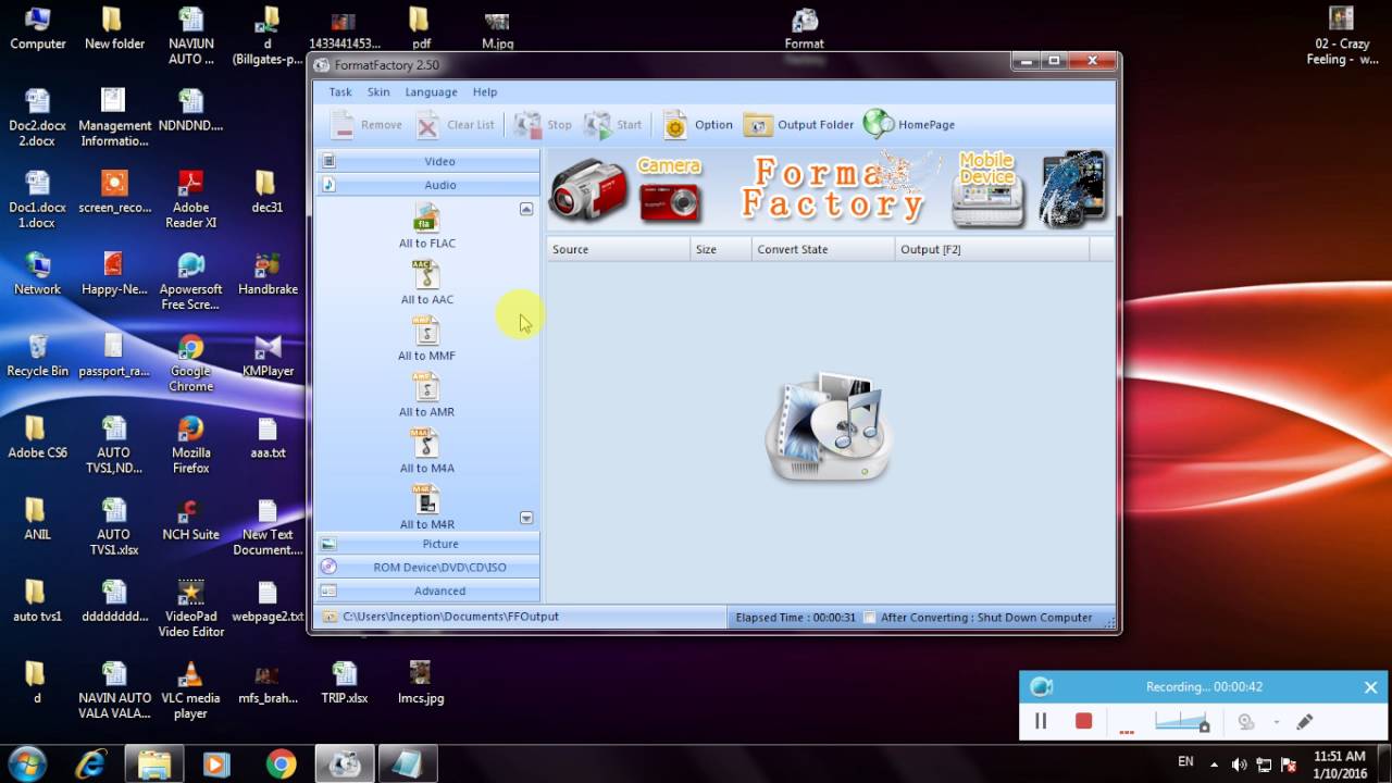 How To Change The Format Of An Audio Mp3 To Mp2 - YouTube
