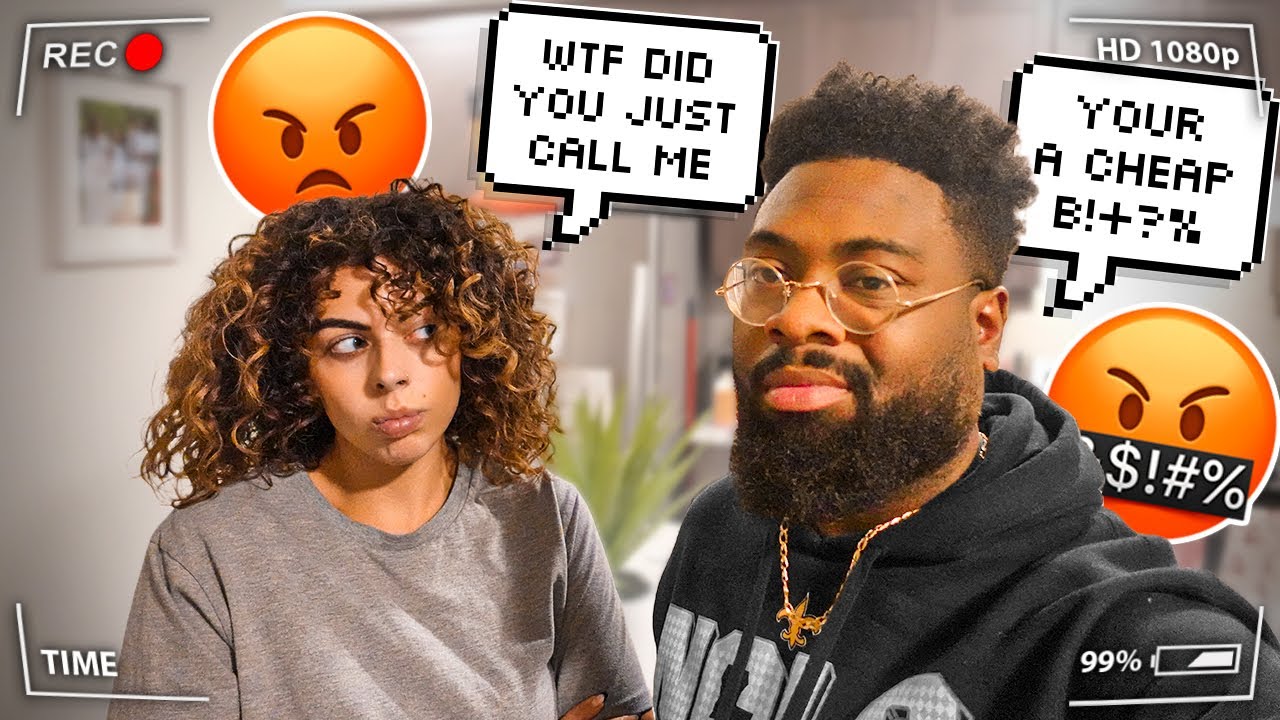 CALLING MY WIFE A CHEAP B!+€@ TO SEE HER REACTION 😱*BAD IDEA* - YouTube
