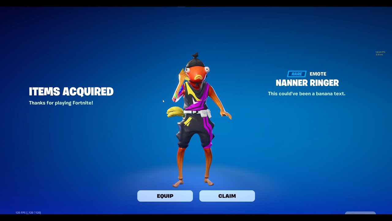 How to Unlock The FREE Nanner Ringer Emote in Fortnite - YouTube
