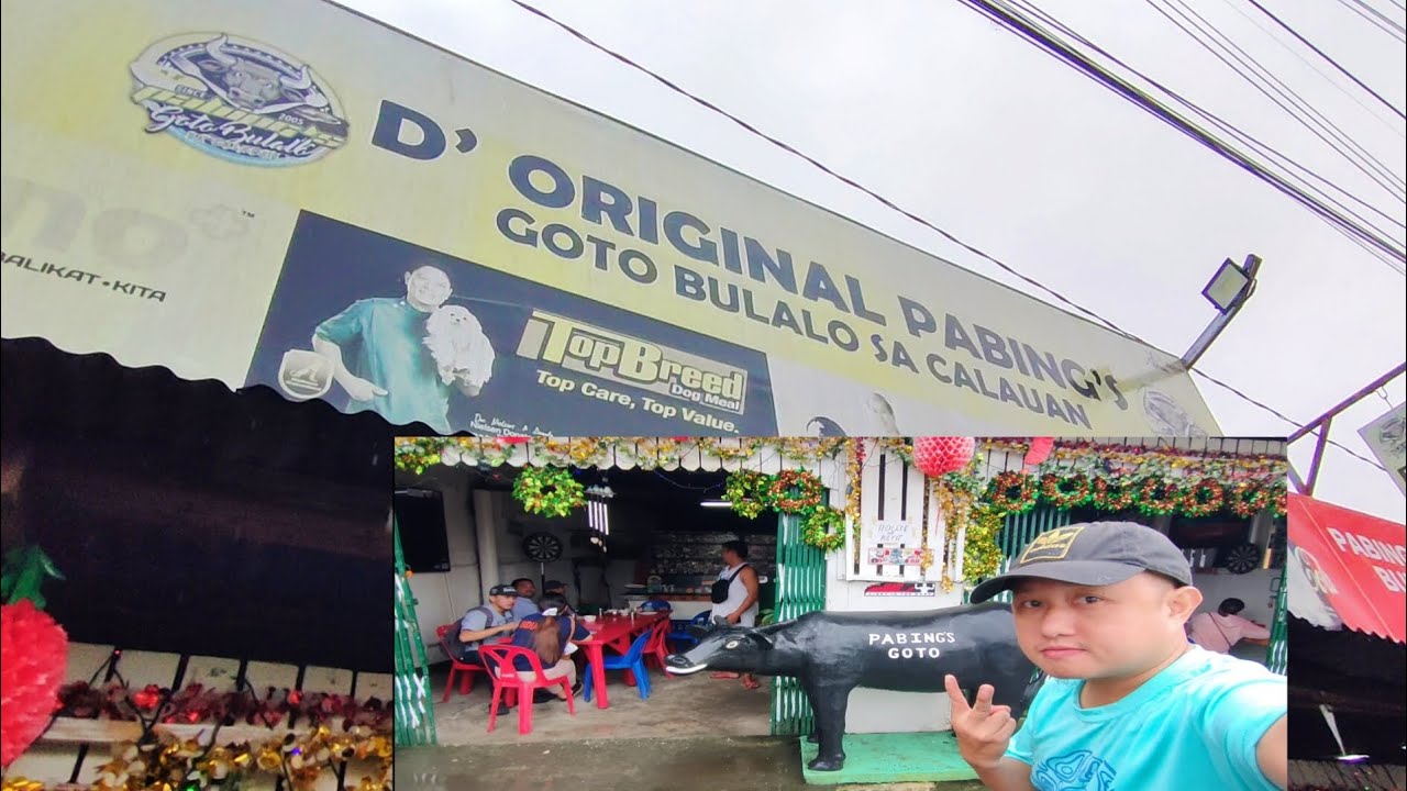 D' Original Pabing's Goto Bulalo | Calauan Laguna - YouTube