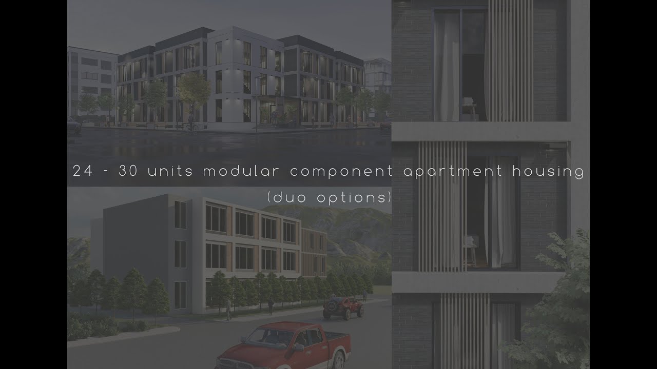 Modular Component Housing Design Proposal Options 1 & 2 - YouTube