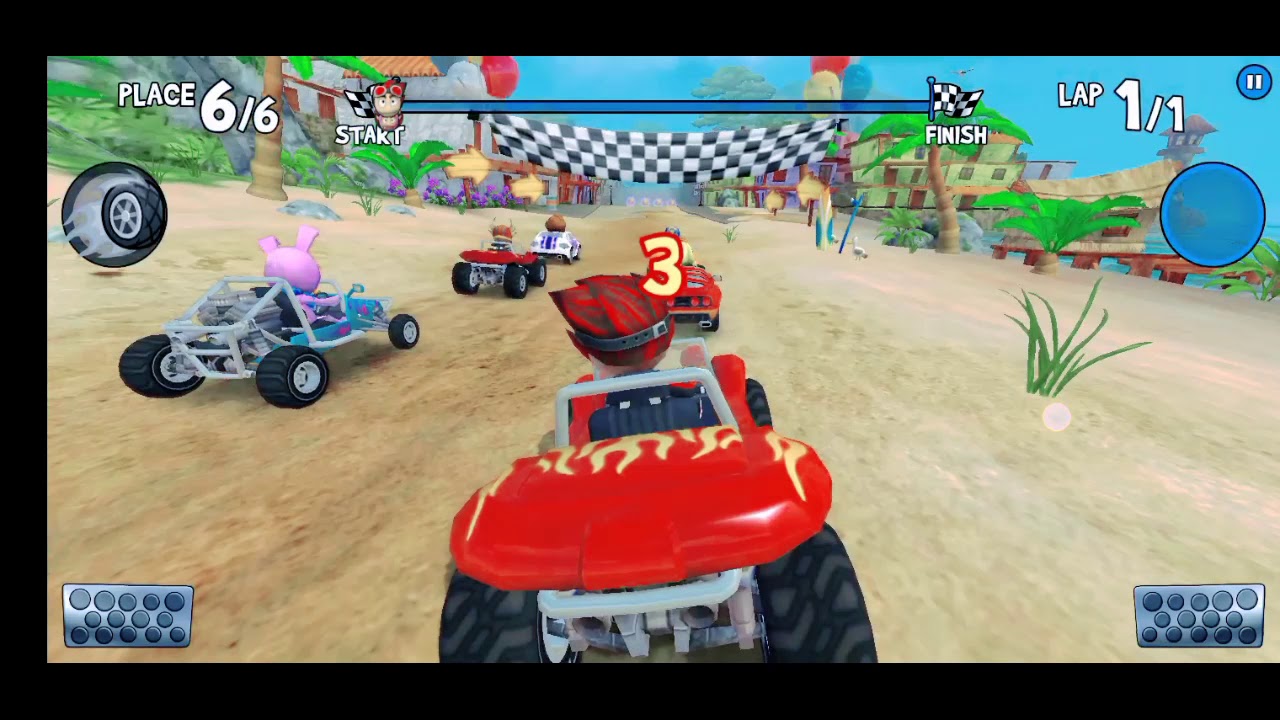 Bb racing game play - YouTube