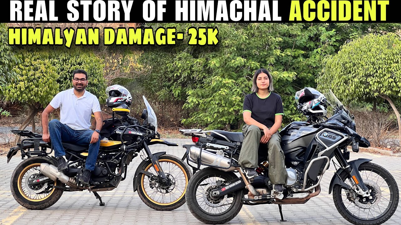 What Really Happened In Our Accident Day? | Himalayan 450 Got Damaged ...