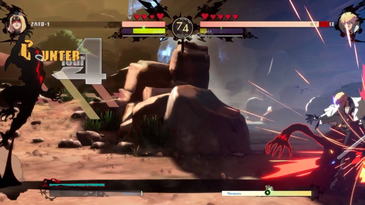 GGST CPU fight: Boss Zato Vs Boss Ky - YouTube