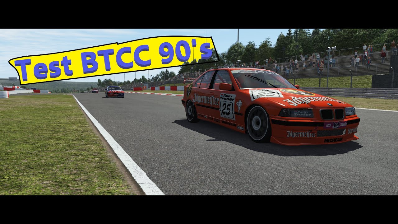 rFactor 2 =BTCC 90's BMW 320I & Ford Sierra= 4K Ultrawide - YouTube