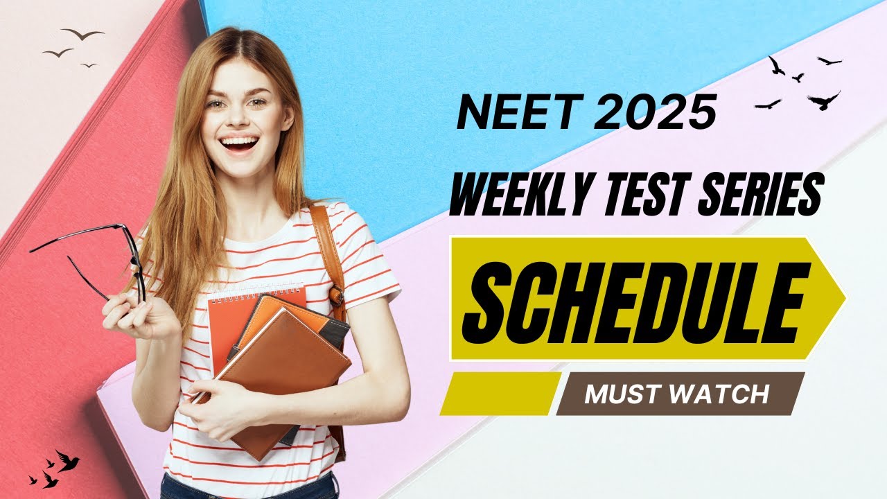 Weekly test series I Schedule | NEET Online test series - YouTube